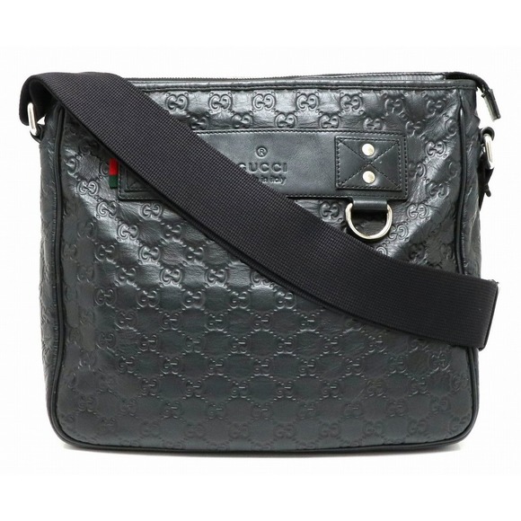 Gucci | Bags | Gucci Guccisima Leather Shoulder Bag Black | Poshmark